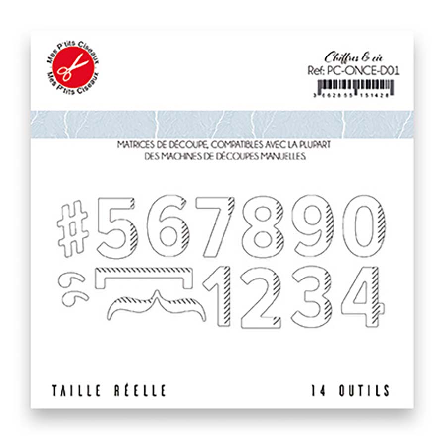 Matrice de découpe Chiffres - Scrapmalin