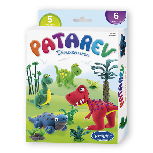 Pâte à modeler Patarev thème dinosaures - Scrapmalin