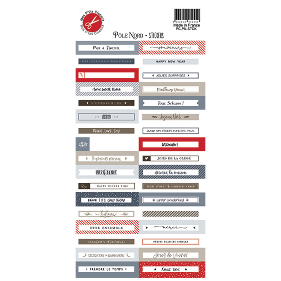 Pôle Nord Stickers - Scrapmalin