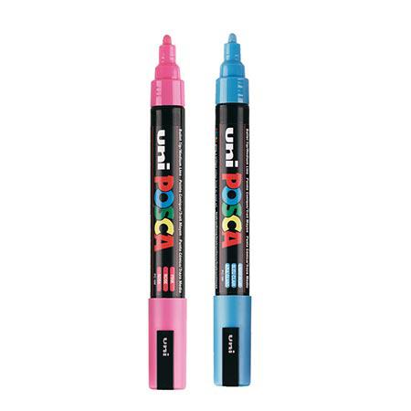 Marqueur Posca trait moyen 2,5 mm - Boite de 8 - Scrapmalin